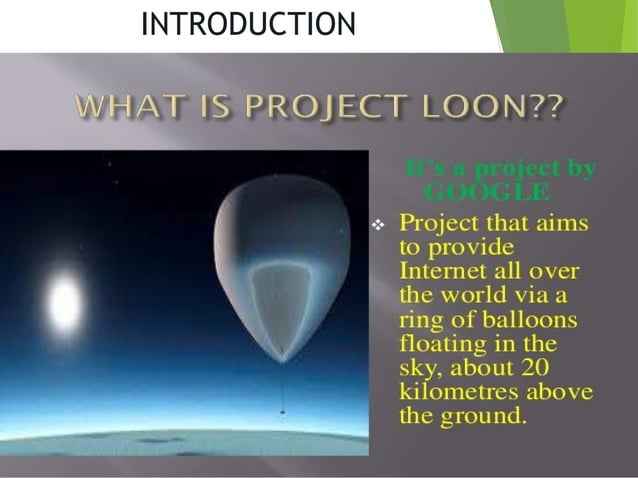 Google balloon | PPT