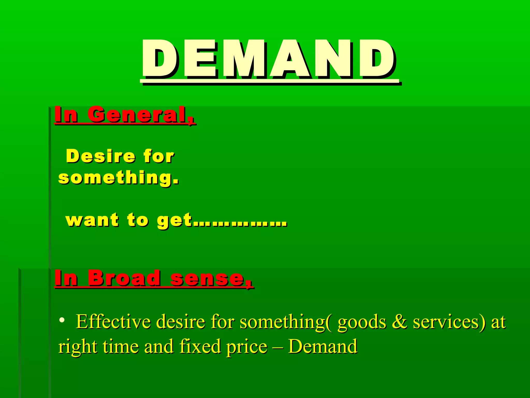 demand | PPT