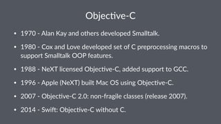 Advanced fun with Objective-C runtime. | PDF