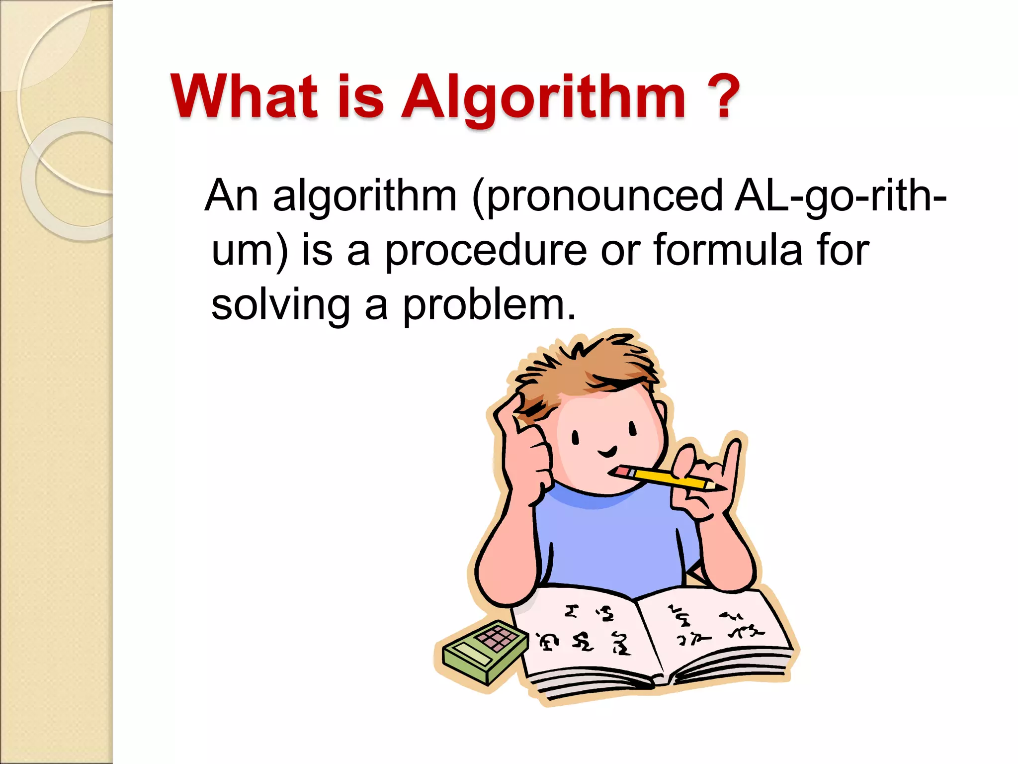 Algorithm Design Presentation | PPT | Programming Languages | Computing
