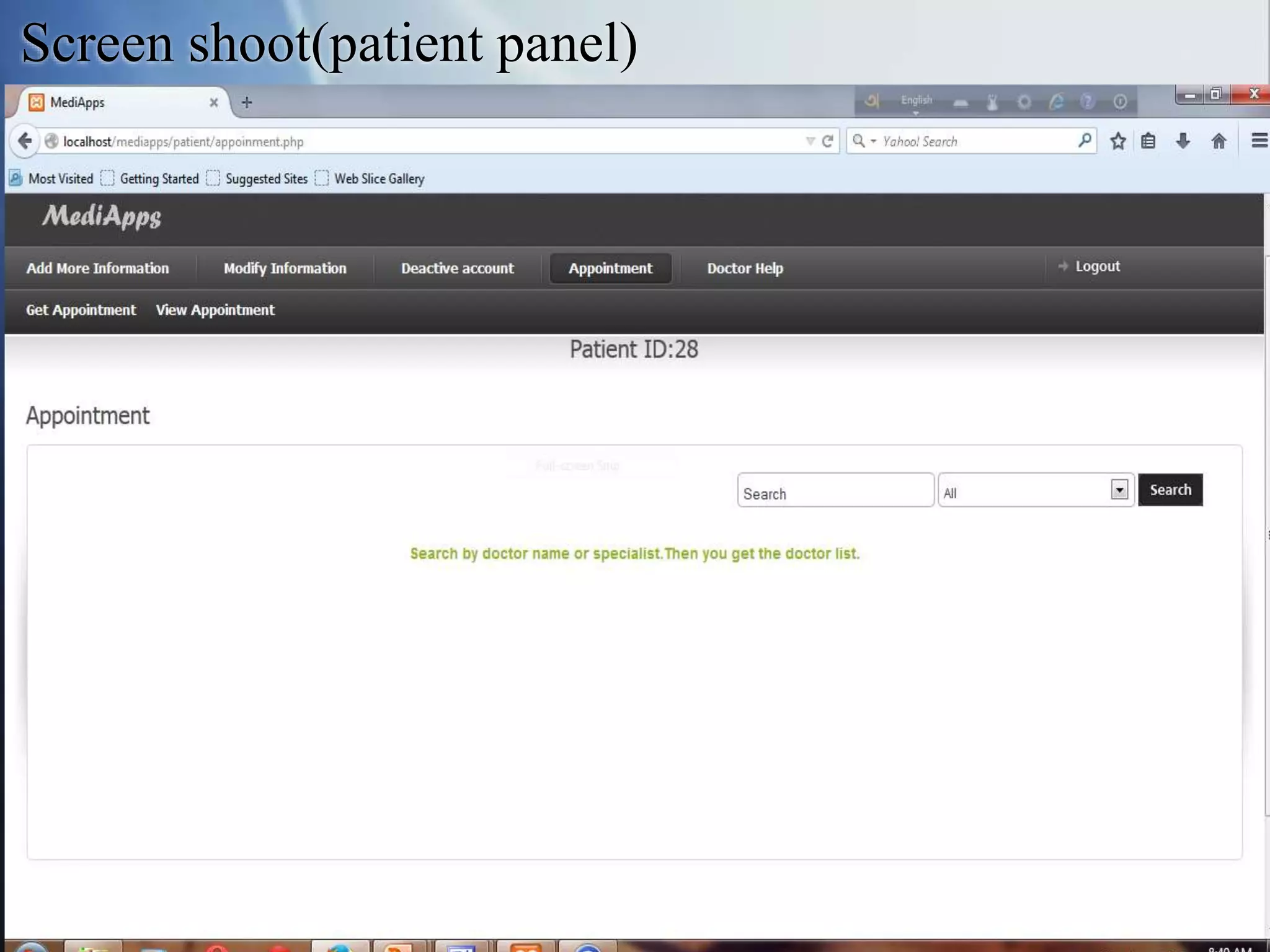 automated doctor appointment and prescription management system | PPTX