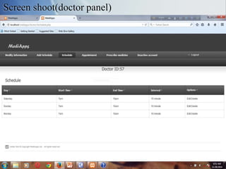 automated doctor appointment and prescription management system | PPTX