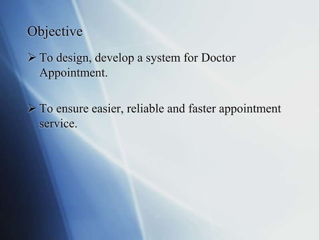 automated doctor appointment and prescription management system | PPTX