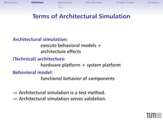 Architectural Simulation of Distributed ECU Systems | PDF