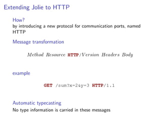 Process-aware Web Programming with Jolie | PDF