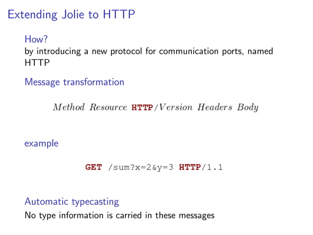 Process-aware Web Programming with Jolie | PPT