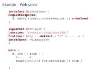 Process-aware Web Programming with Jolie | PDF