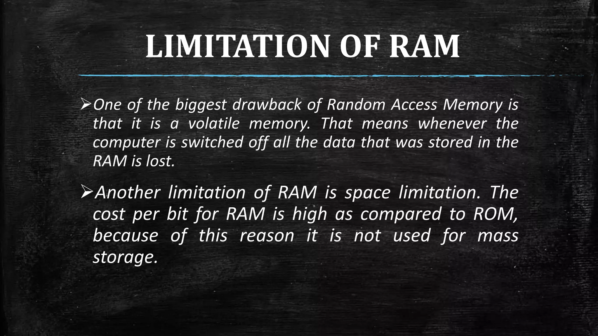 Ram and its types | PPTX