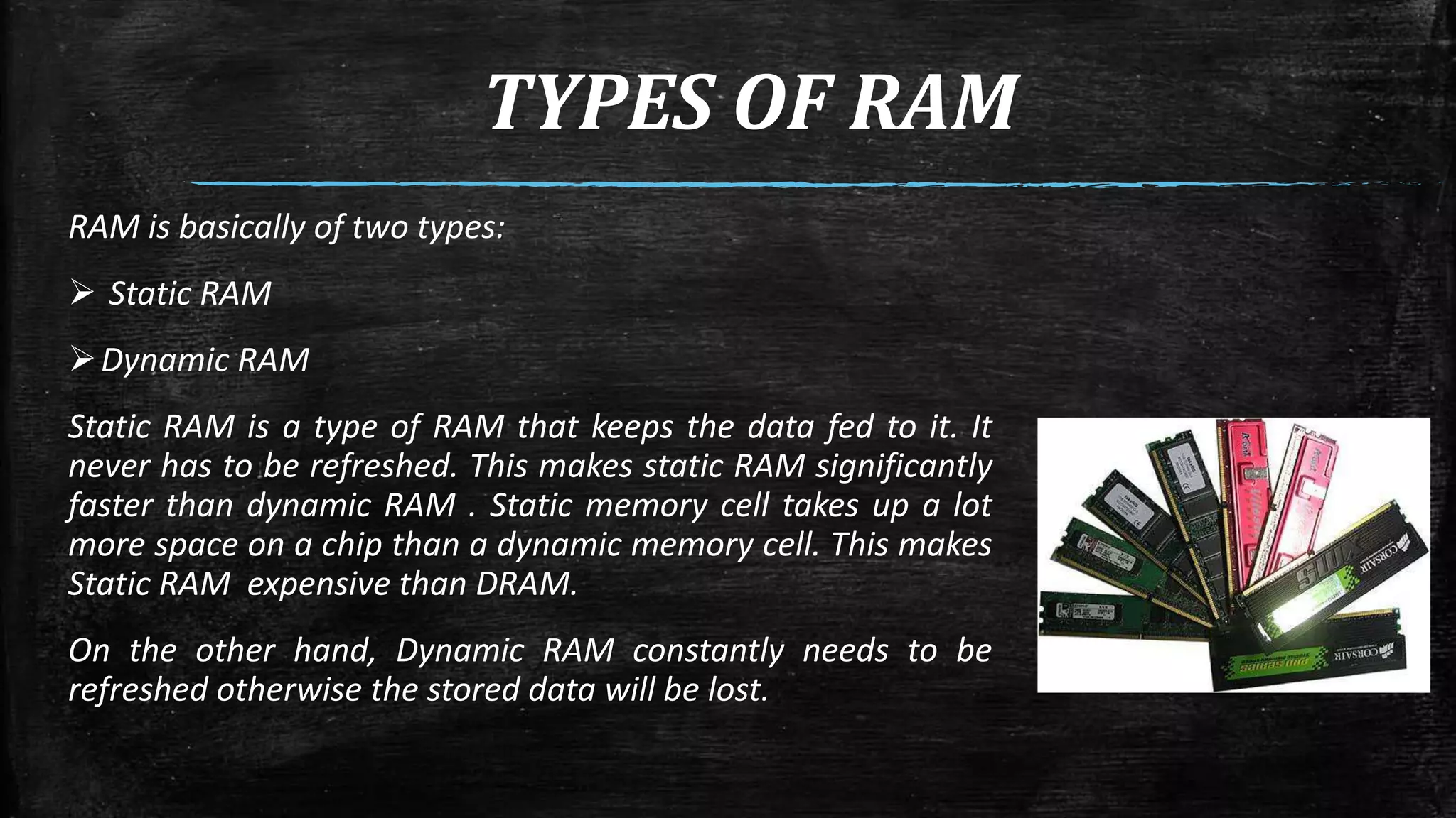 Ram and its types | PPTX
