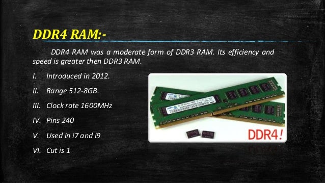 Ram and its types