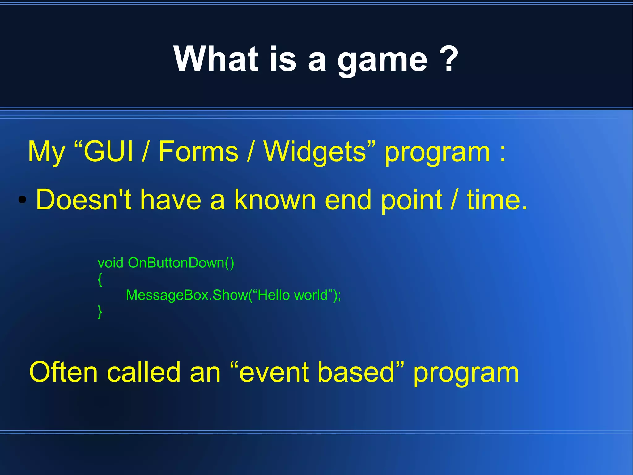 Unity introduction for programmers | PPT