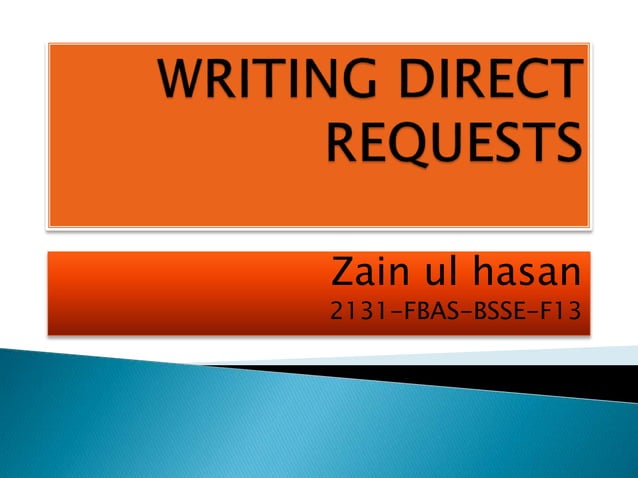 Direct request | PPT