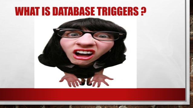 Database Triggers Pptx Databases Computer Software And Applications