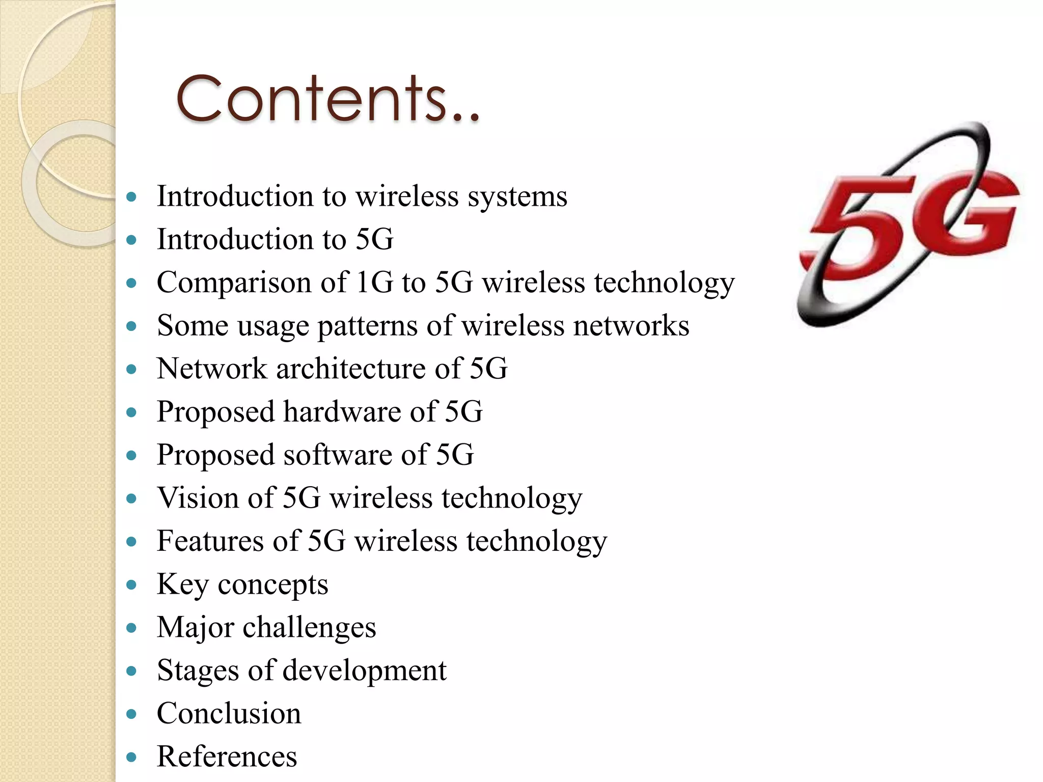 Seminar presentation on 5G | PPTX