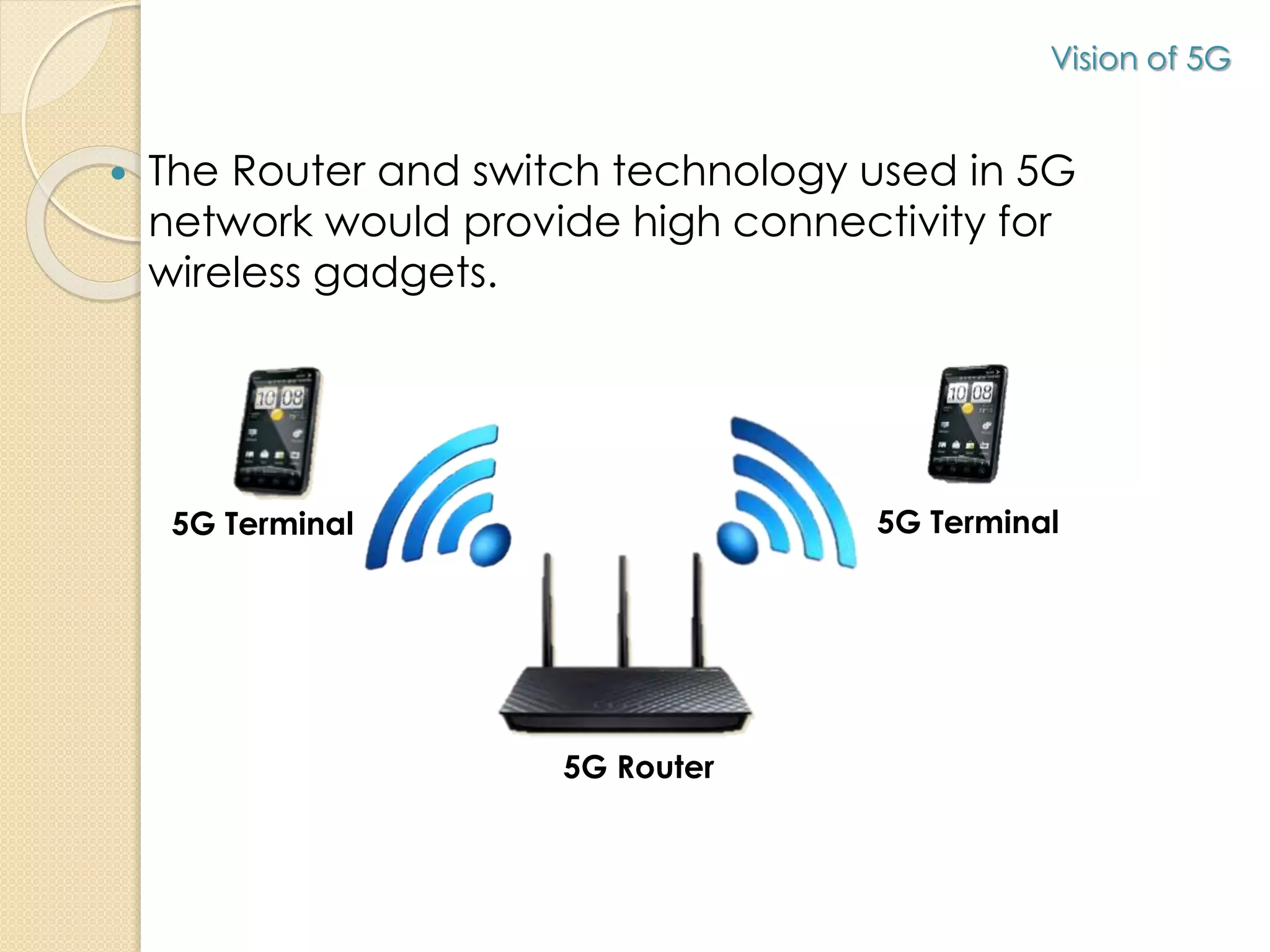 Seminar presentation on 5G | PPTX