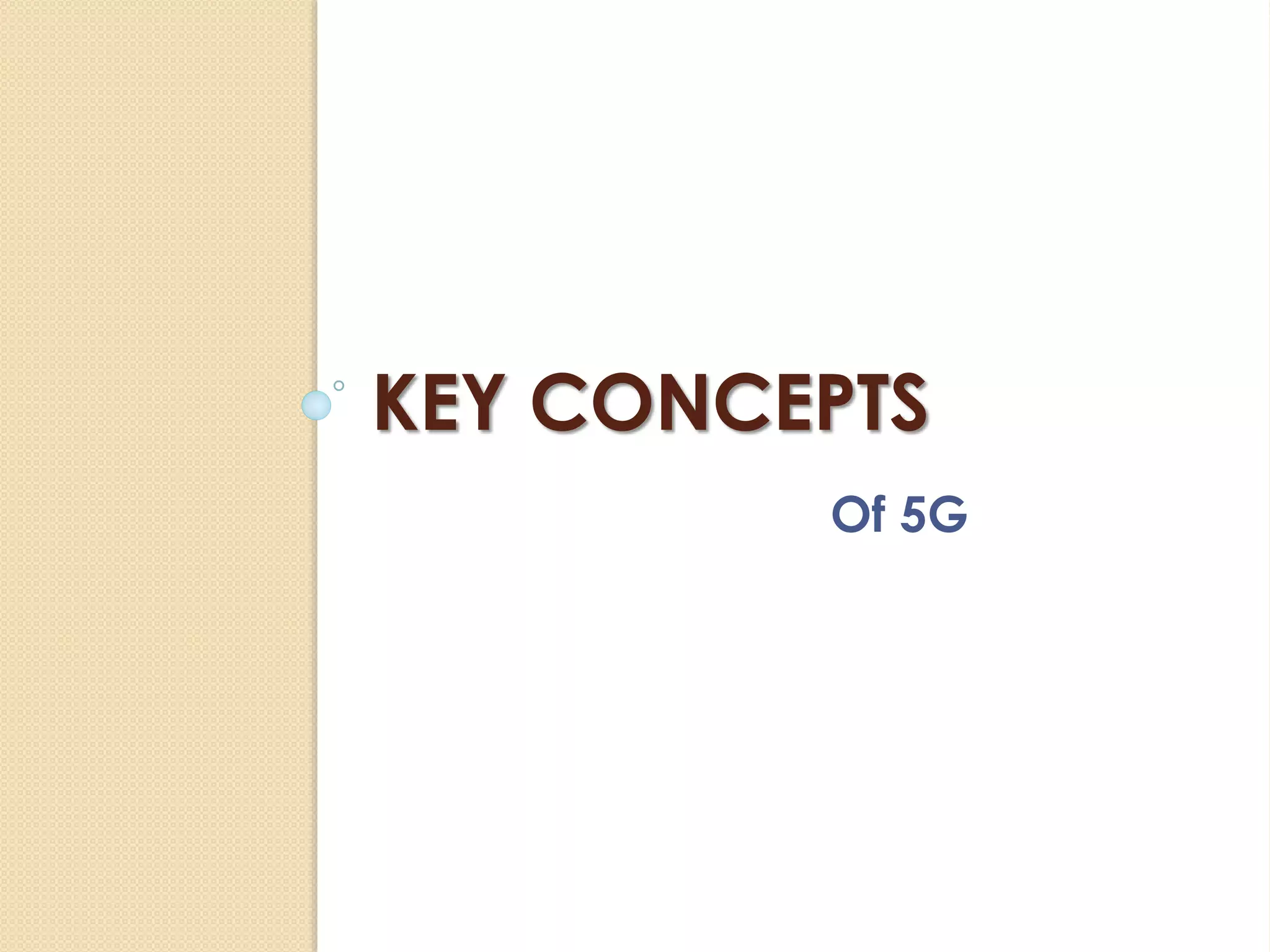 Seminar presentation on 5G | PPTX