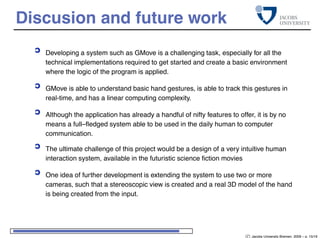 Gesture-based Human-computer Interaction | PDF