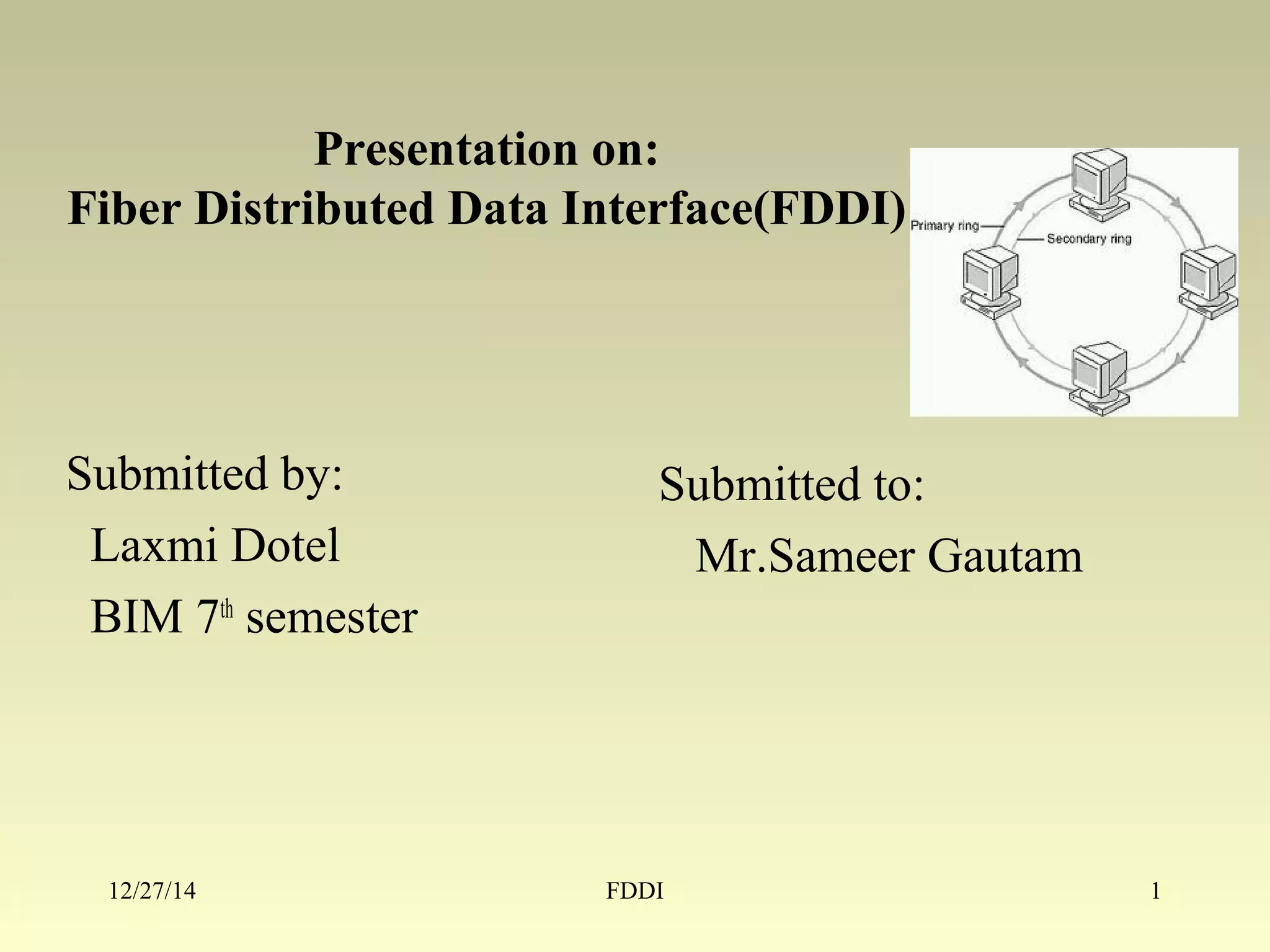 FDDI | PPT