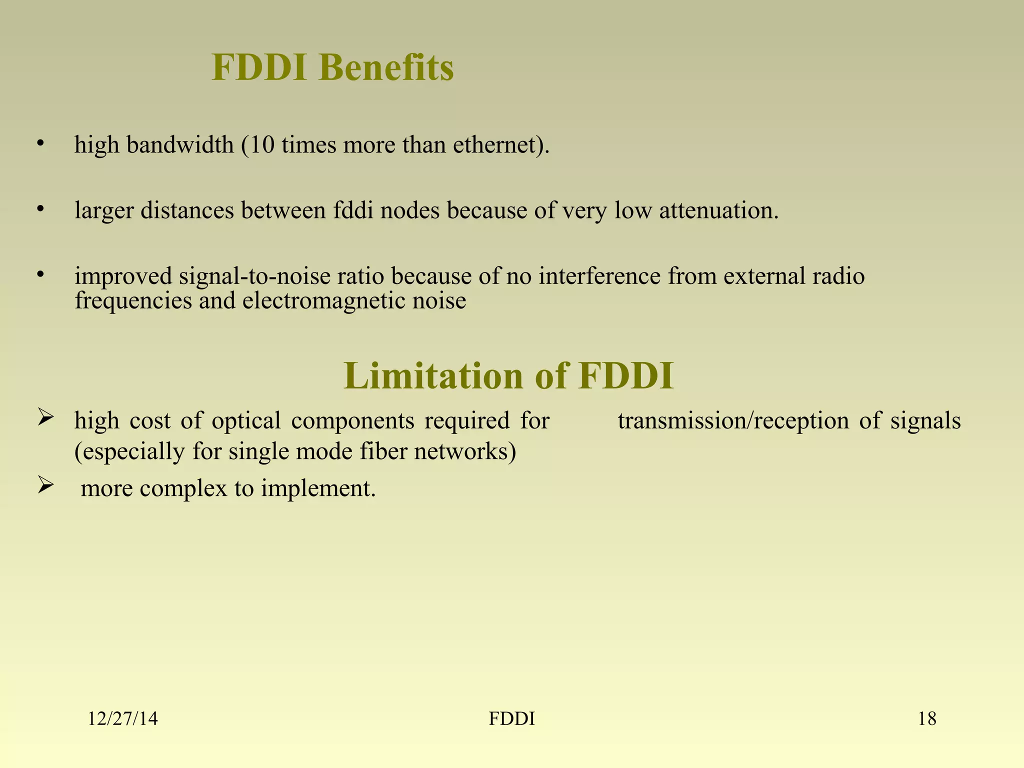 FDDI | PPT