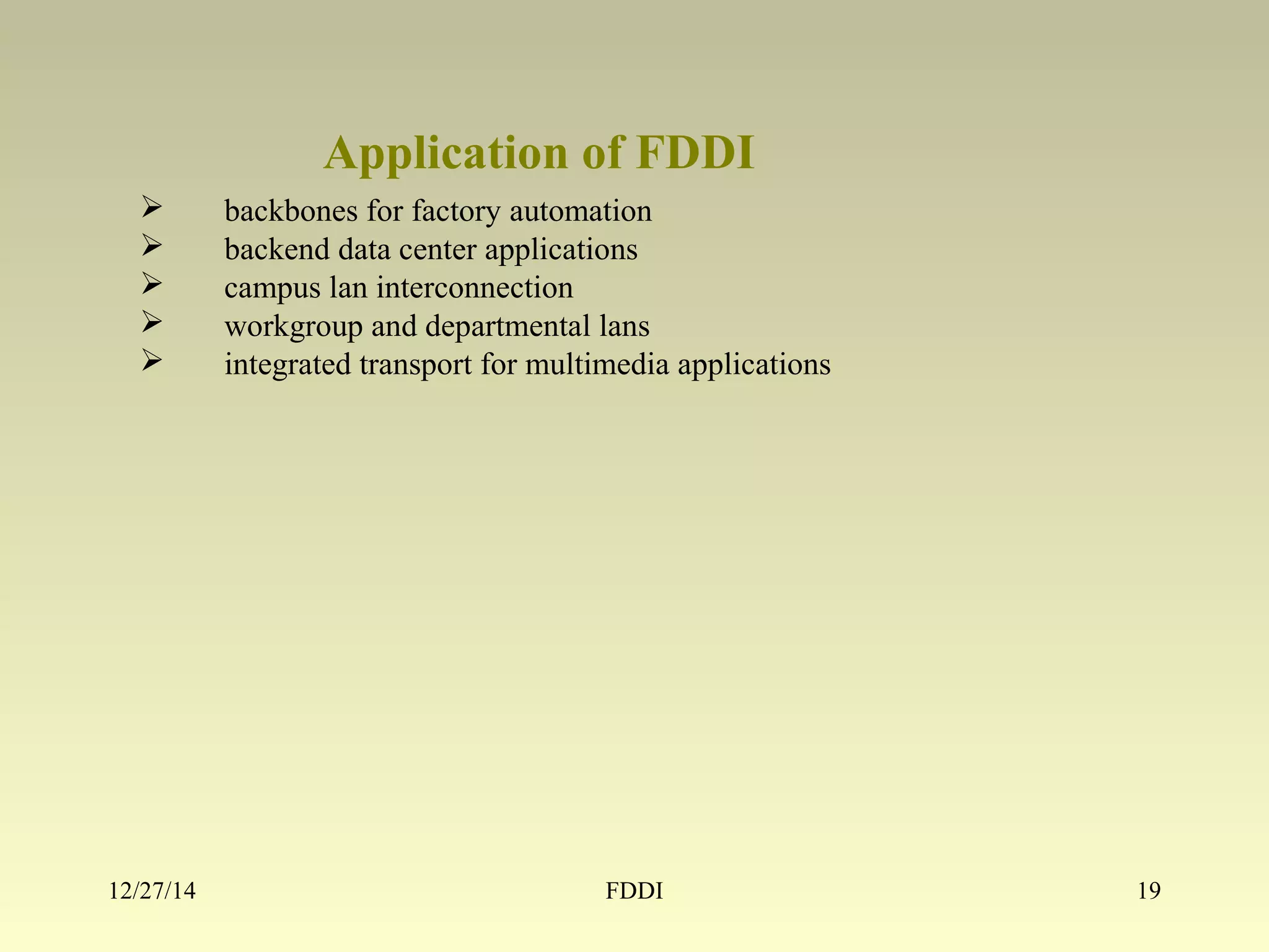 FDDI | PPT