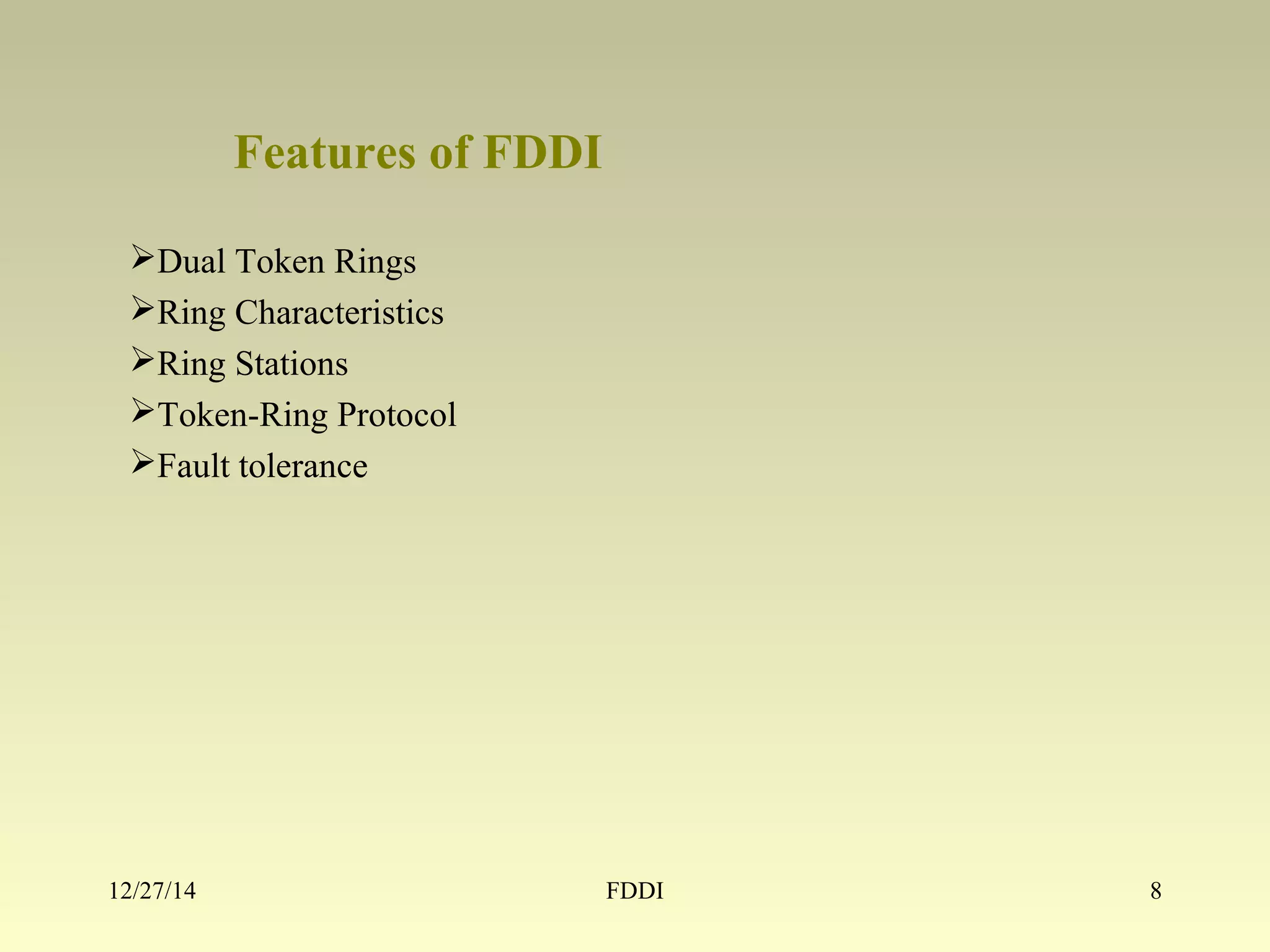 FDDI | PPT