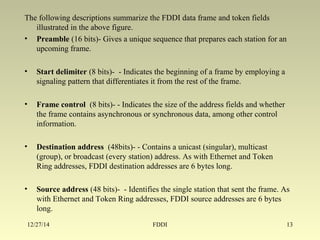 FDDI | PPT