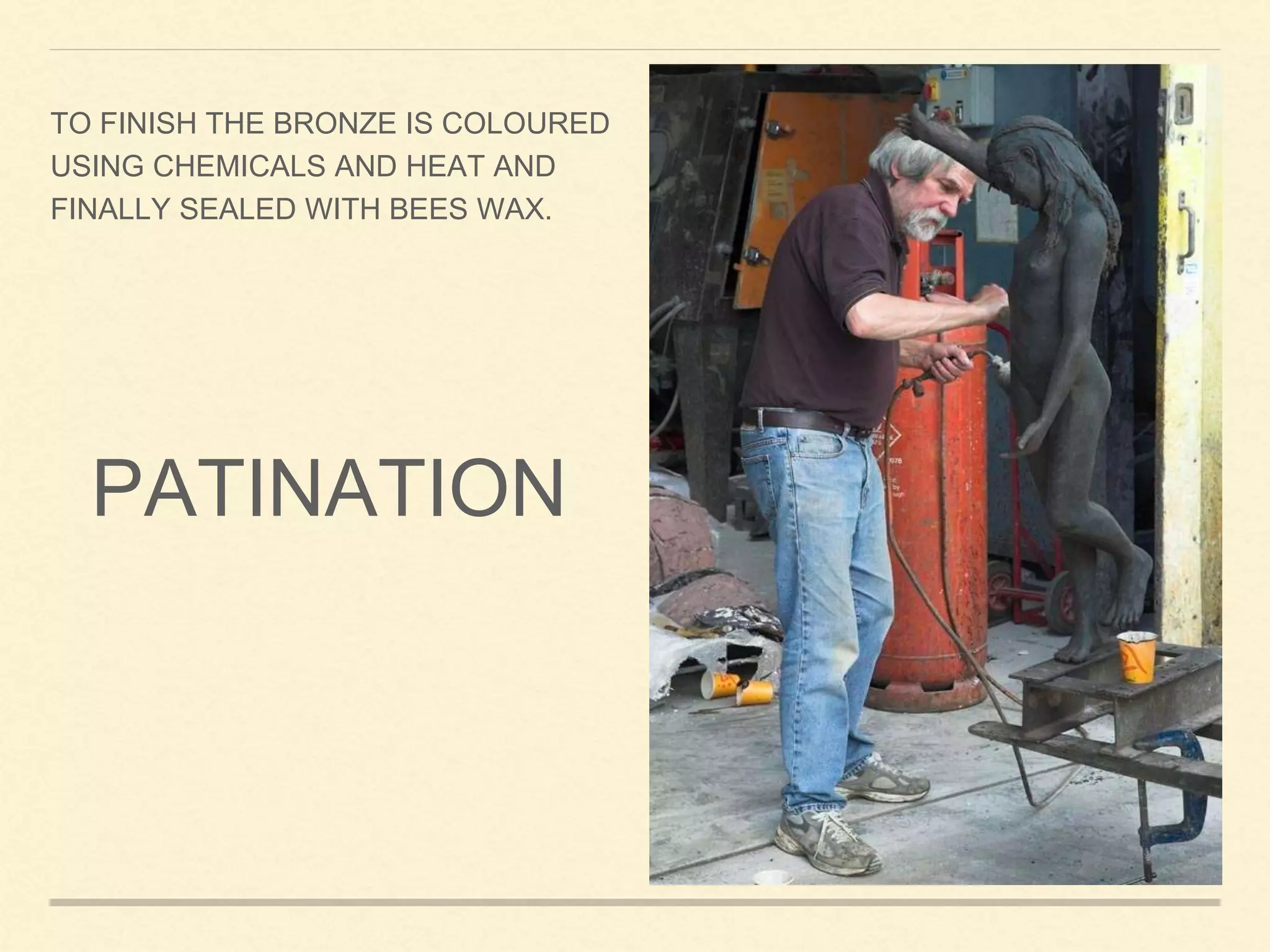 Robert Mileham Sculptor - How a bronze is made | PPTX