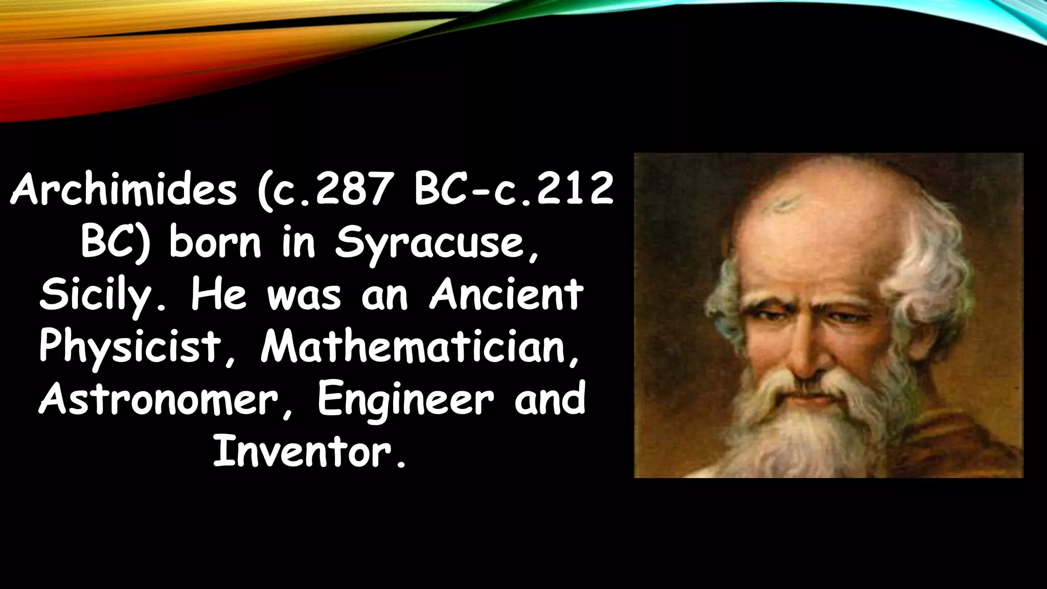 Archimede's Principle | PPTX