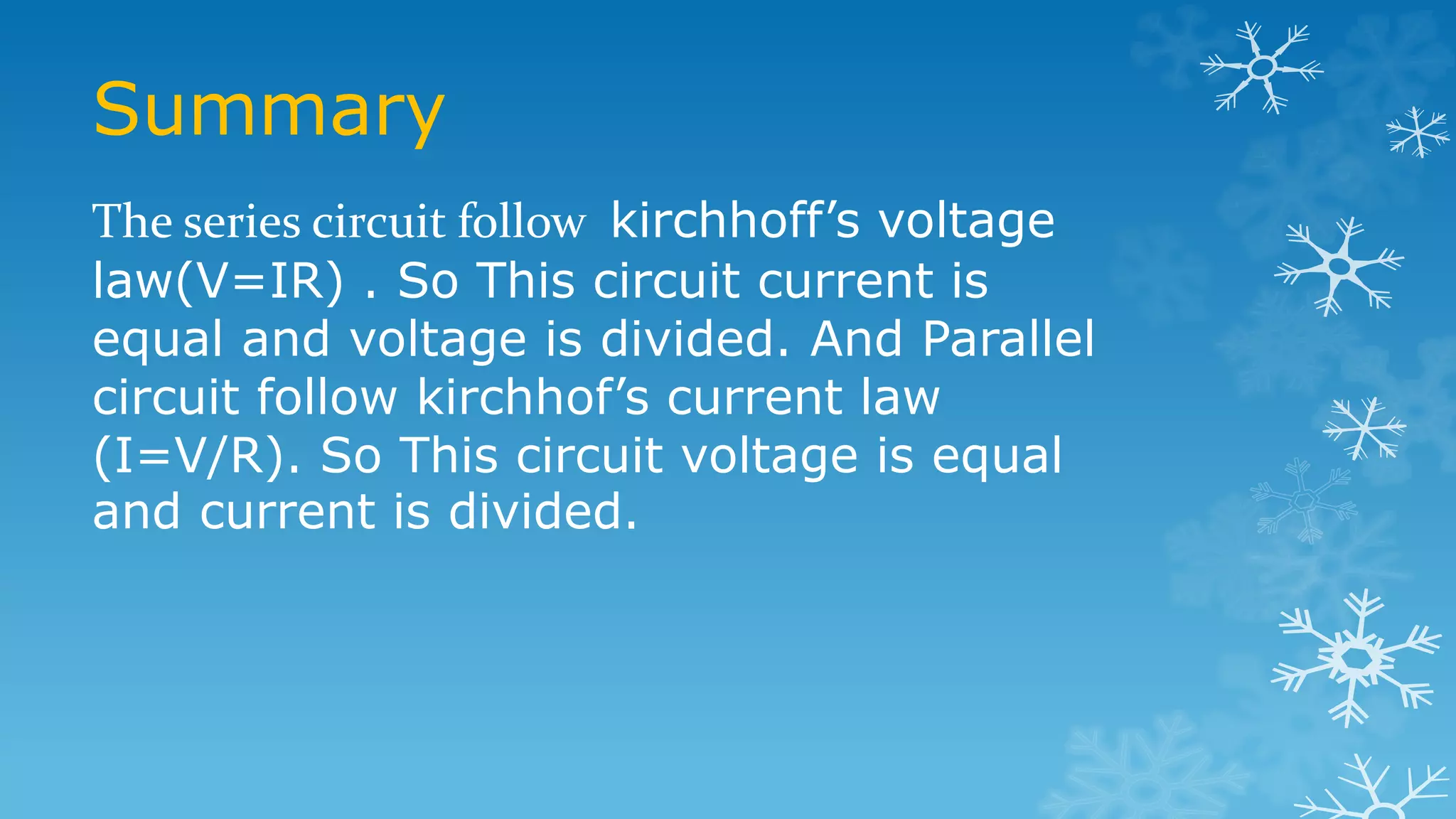 SERIES AND PARALLEL CIRCUIT | PPTX | Physics | Science