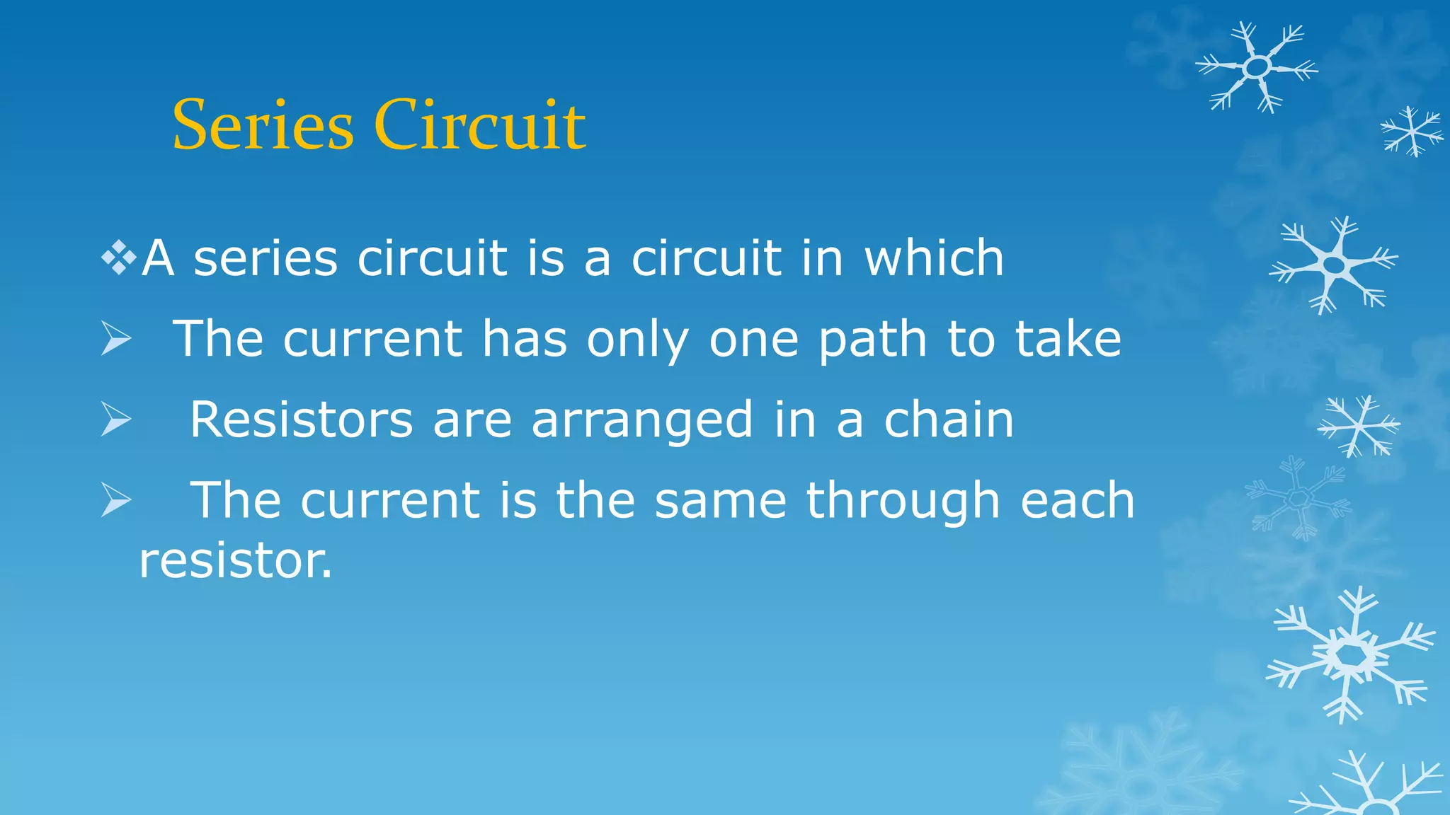 SERIES AND PARALLEL CIRCUIT | PPTX | Physics | Science