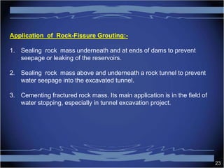 Grouting in Soils | PPTX