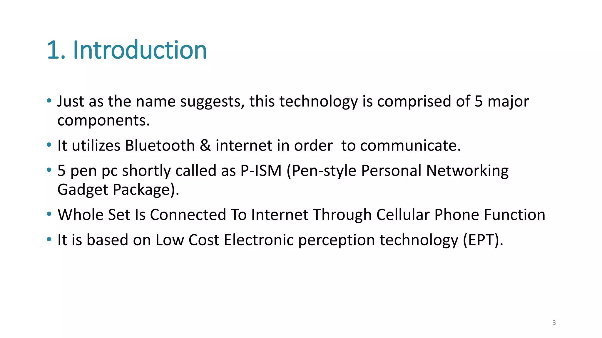 5 Pen PC Technology | PPTX | Computer Peripherals | Computing