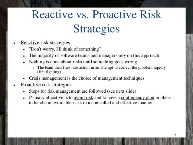 Risk management