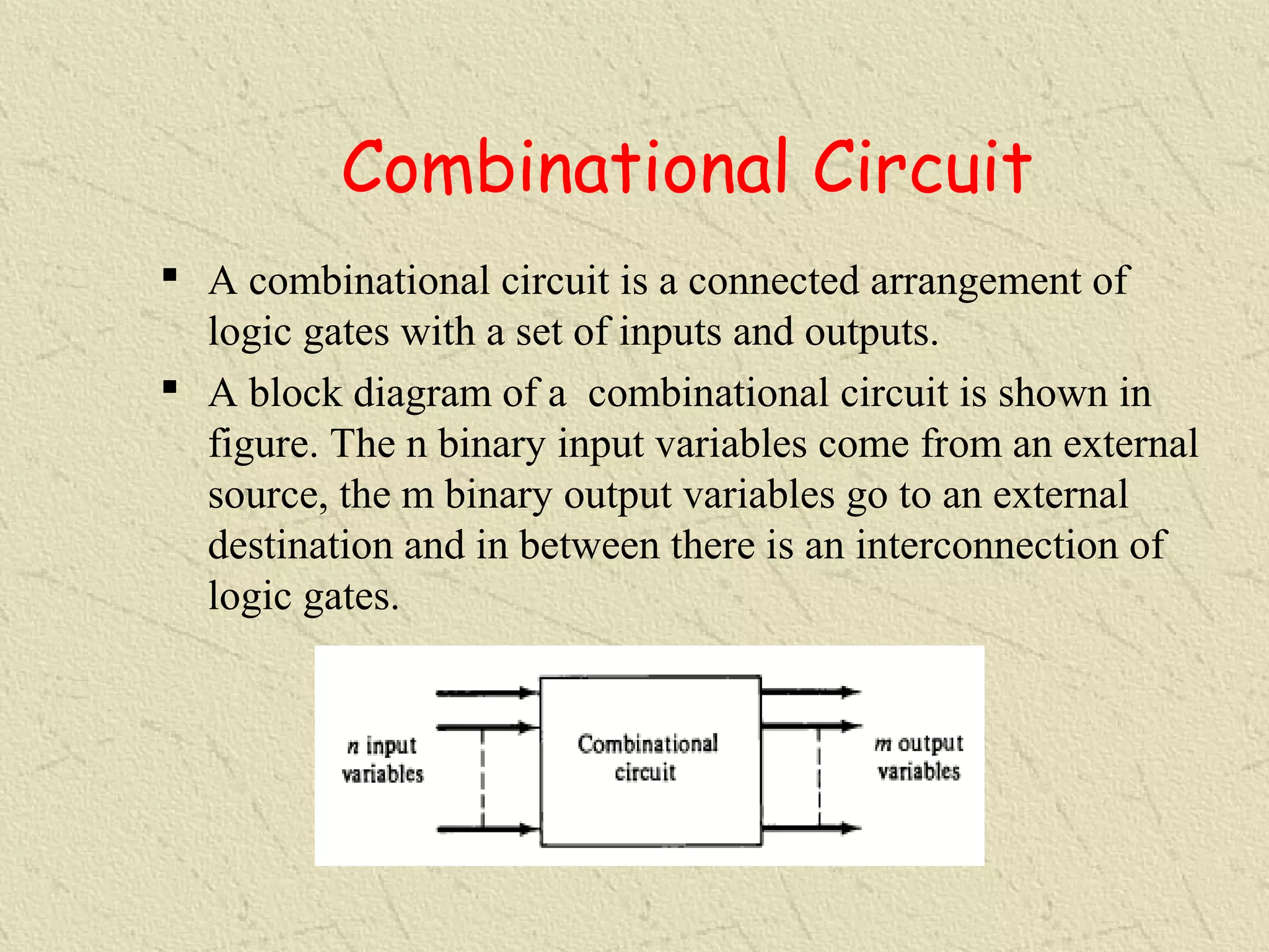 COMBINATIONAL CIRCUITS & FLIP FLOPS | PPT
