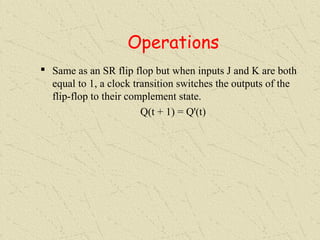 COMBINATIONAL CIRCUITS & FLIP FLOPS | PPT