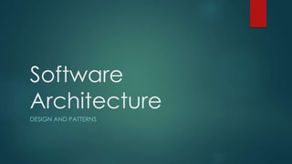 Software Architecture Design Patterns | PPTX