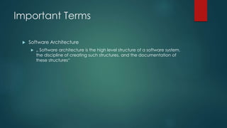 Software Architecture Design Patterns | PPTX
