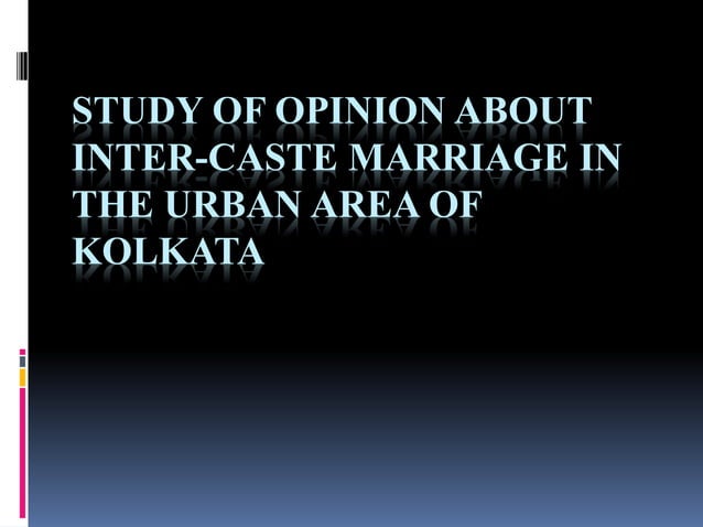 Inter-caste Marriage | PPTX