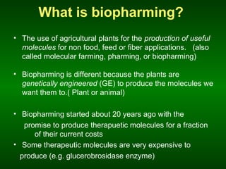 Biopharming | PPT