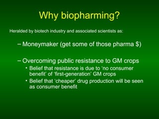 Biopharming | PPT