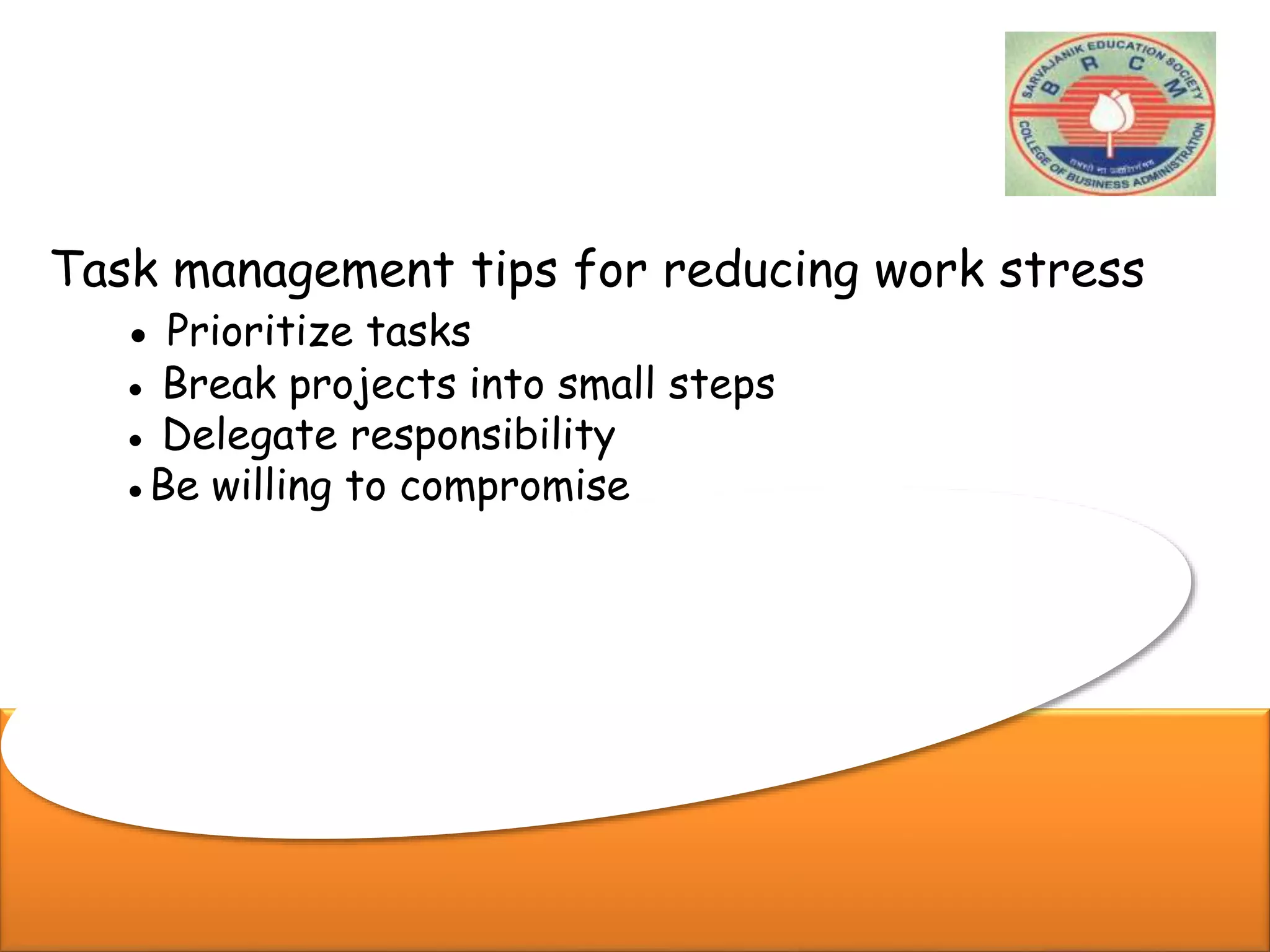 work stress | PPTX