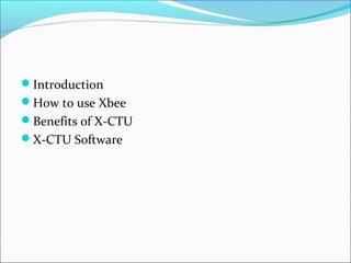 X-CTU Tutorial | PPT