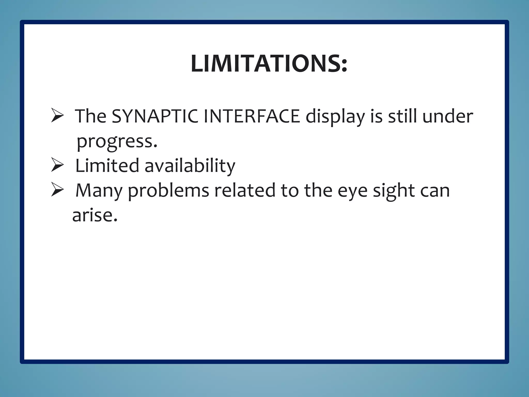 screen-less displays | PPTX