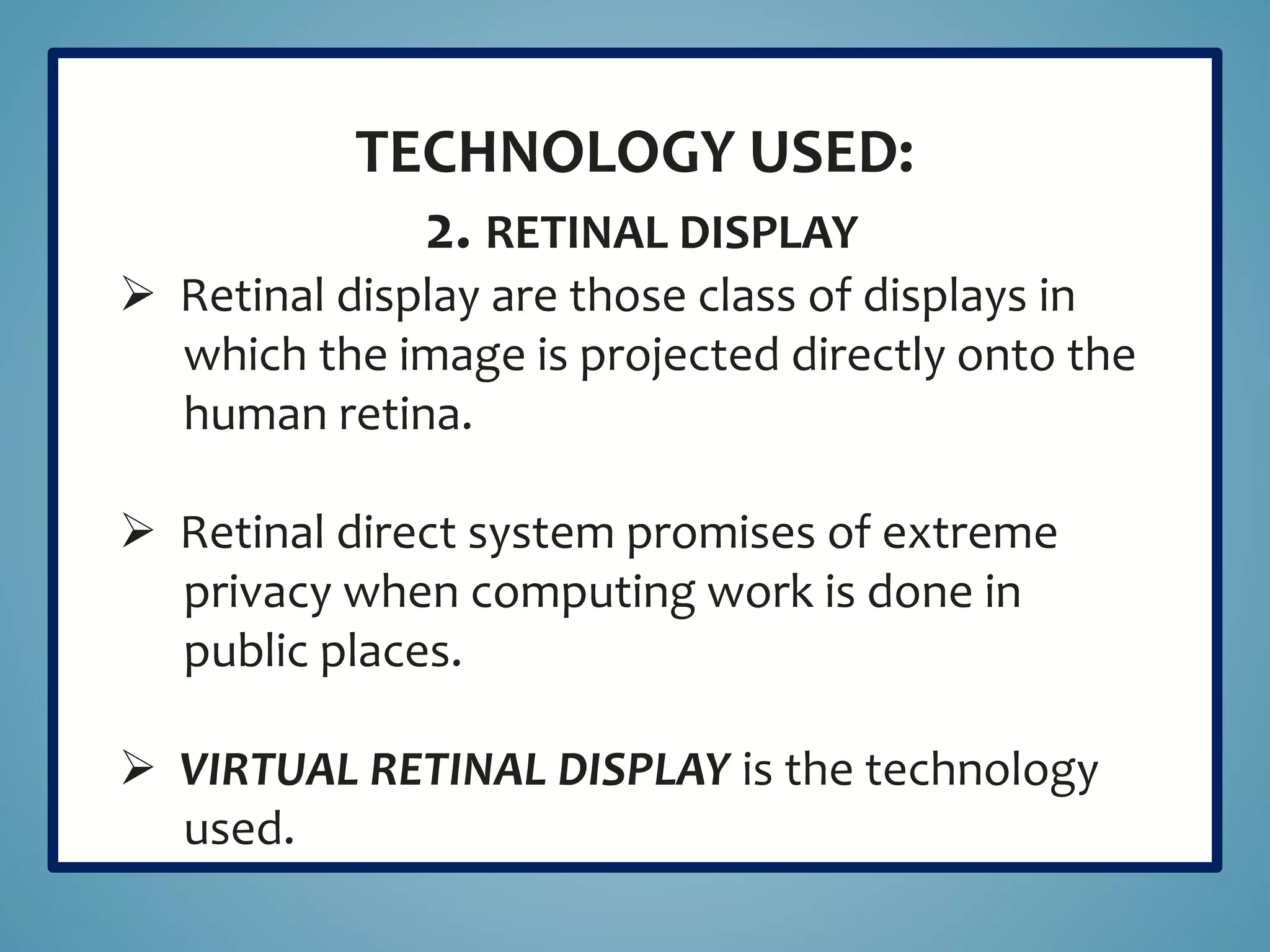 screen-less displays | PPTX