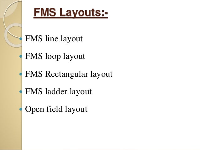 Flexible Manufacturing System
