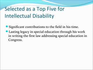 Historical Figures in Special Education | PPT