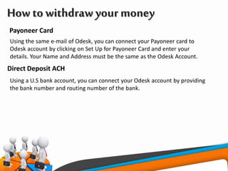 Odesk Tutorial | PDF