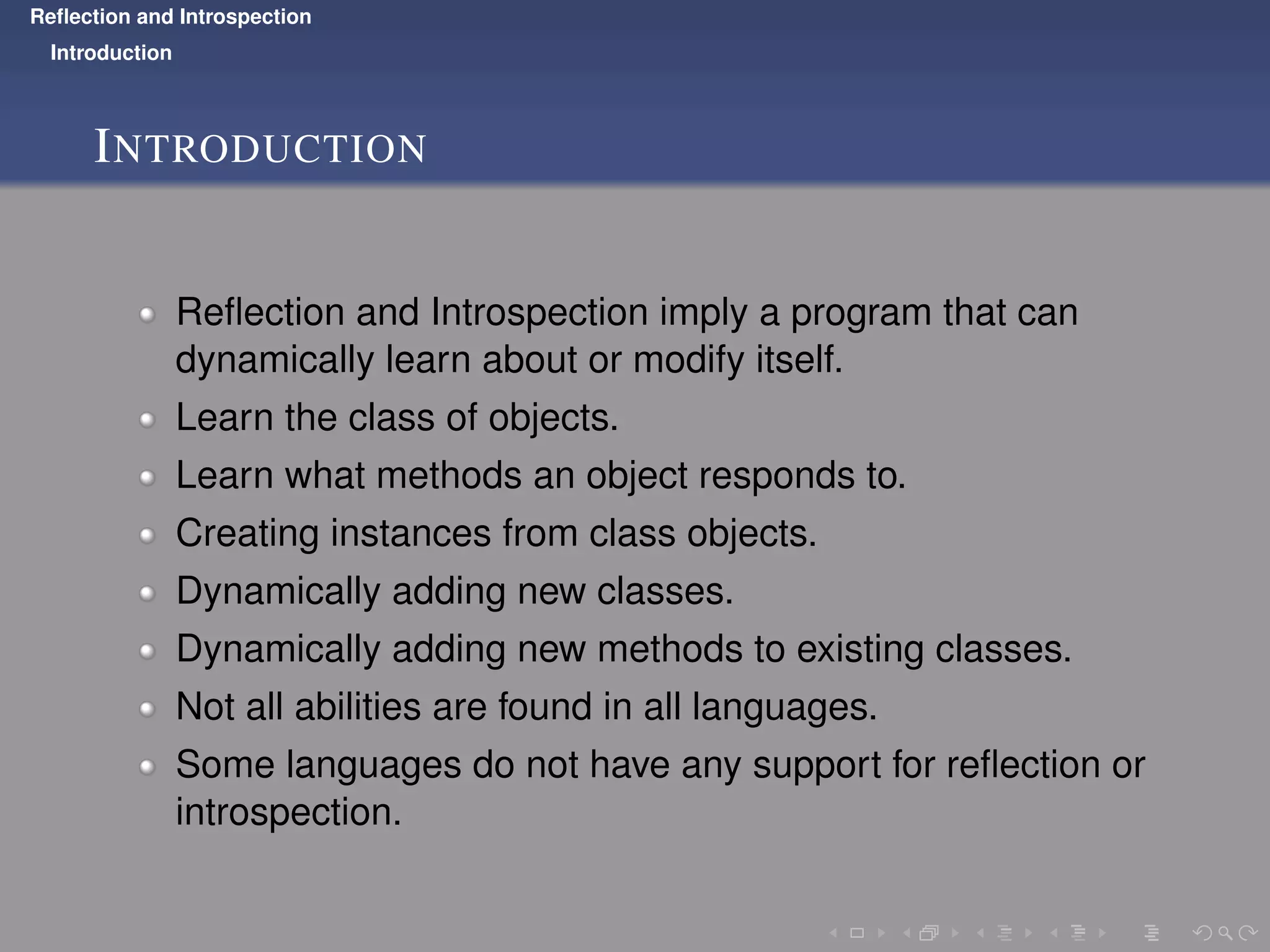 Reflection and Introspection | PDF | Programming Languages | Computing