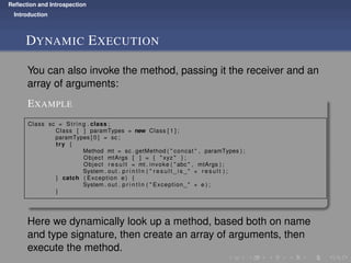 Reflection and Introspection | PDF | Programming Languages | Computing