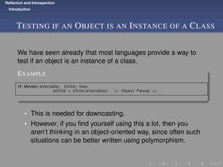 Reflection and Introspection | PDF | Programming Languages | Computing